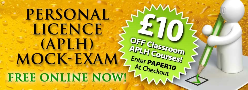 Personal Licence Mock Exam | Online APLH Test Paper Questions